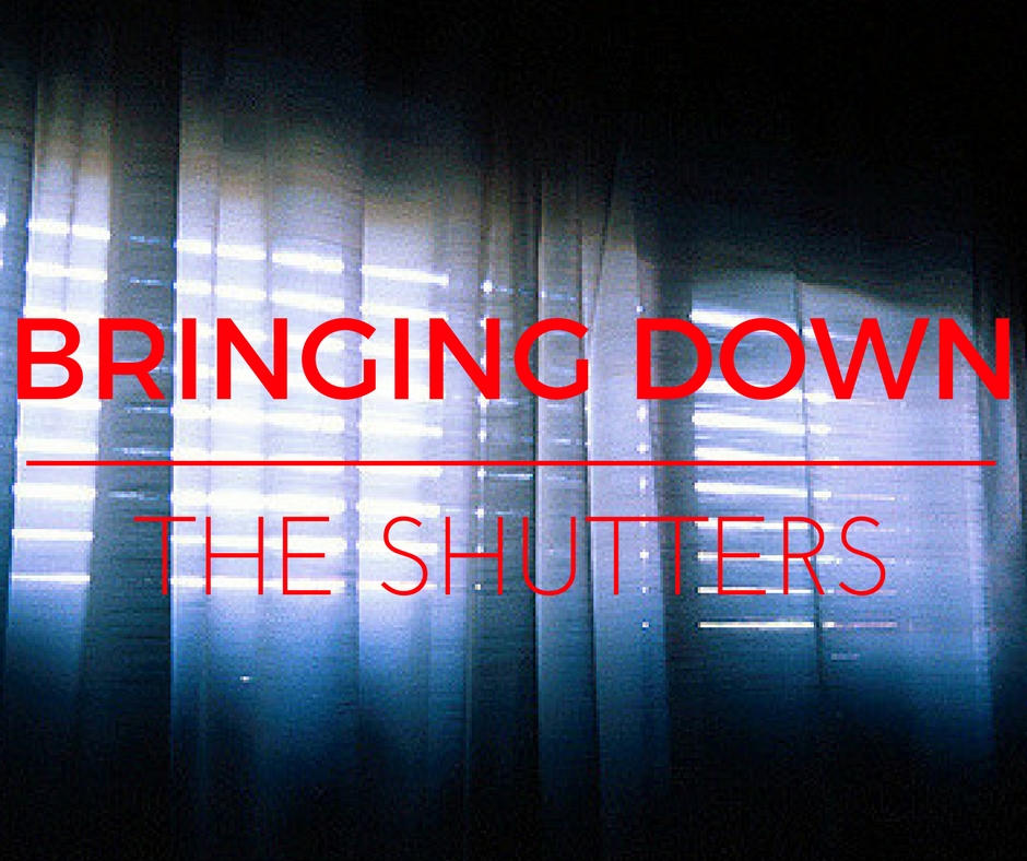 Bring Down The Shutters - HG Tudor - Knowing The Narcissist - The World ...