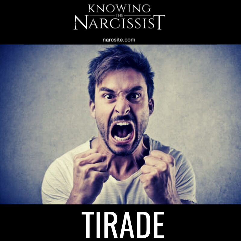 Tirade : Heated Ignited Fury - HG Tudor - Knowing The Narcissist - The ...
