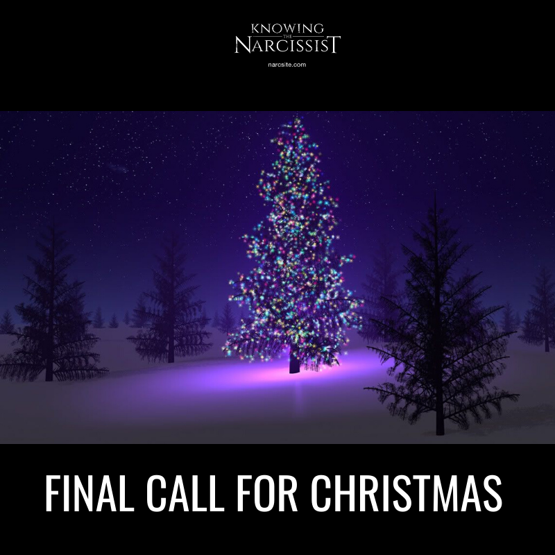Final Call For Christmas - Update - HG Tudor - Knowing The Narcissist ...