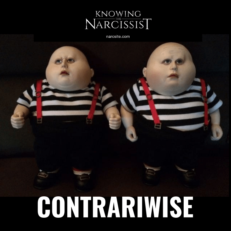 Knowing the Narcissist : Contrariwise - HG Tudor - Knowing The ...
